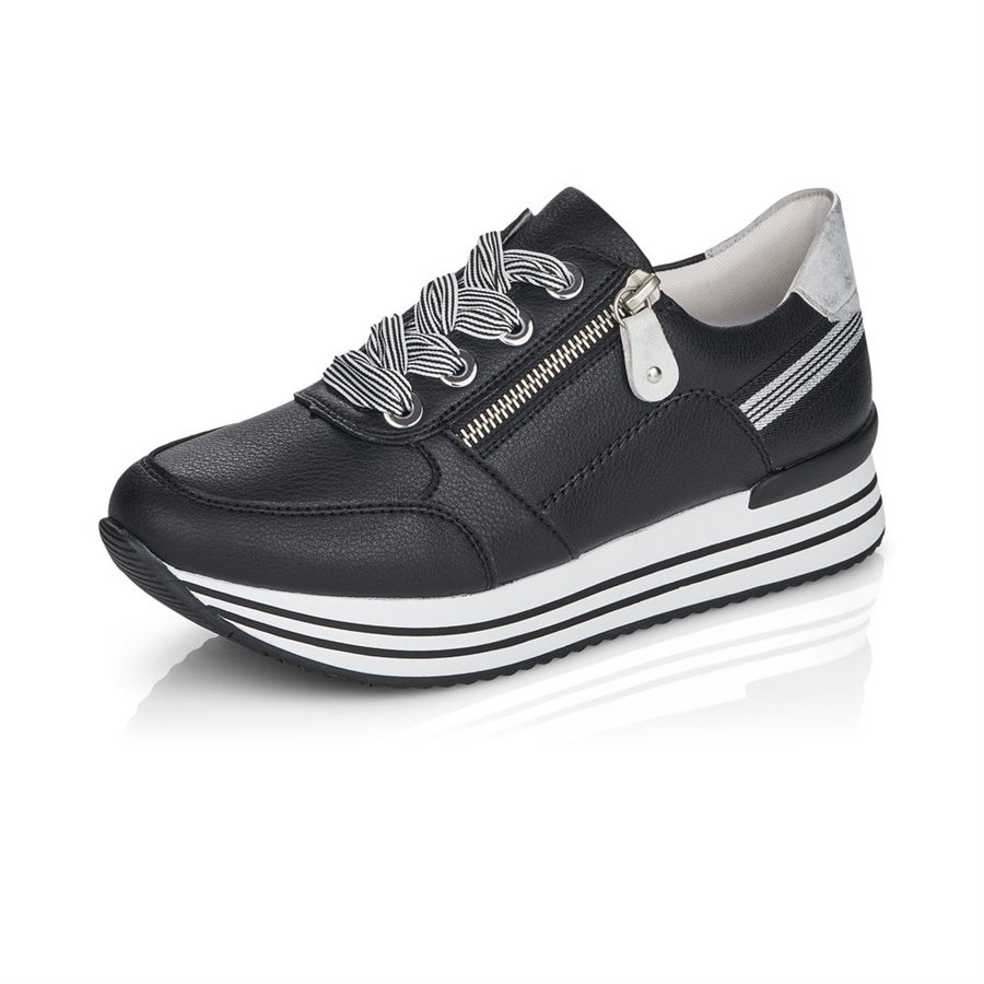 Soulier lacé Noir D1312-01